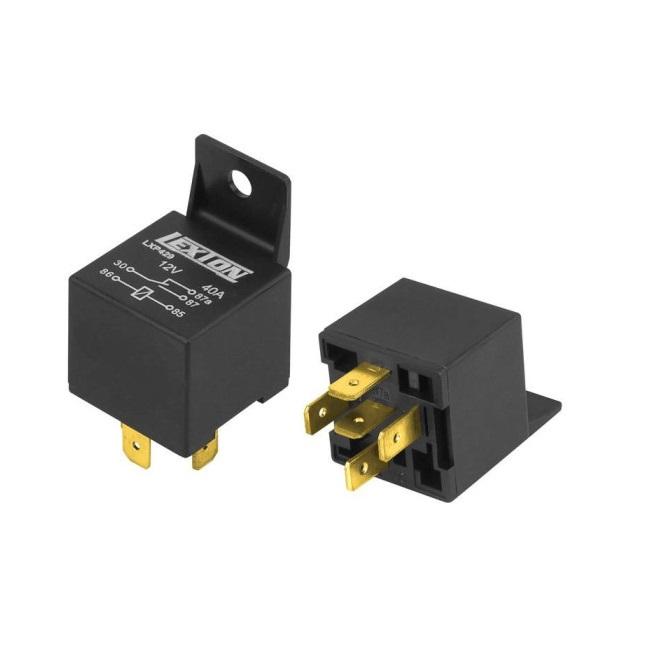 Relė auto 12V DC 40A 5 kontaktų - Skiraida